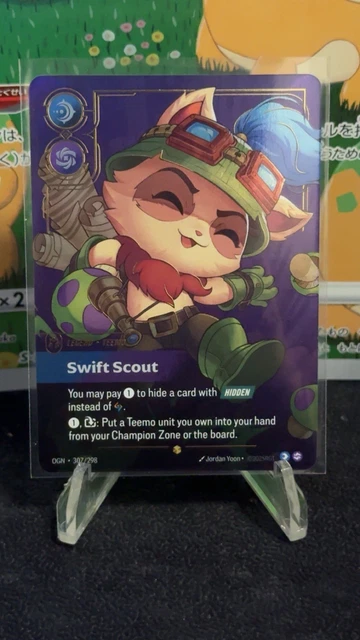 RIFTBOUND LOL ENGLISH TCG Leader Teemo Overnumber 307/298 Alt Art £300. ...