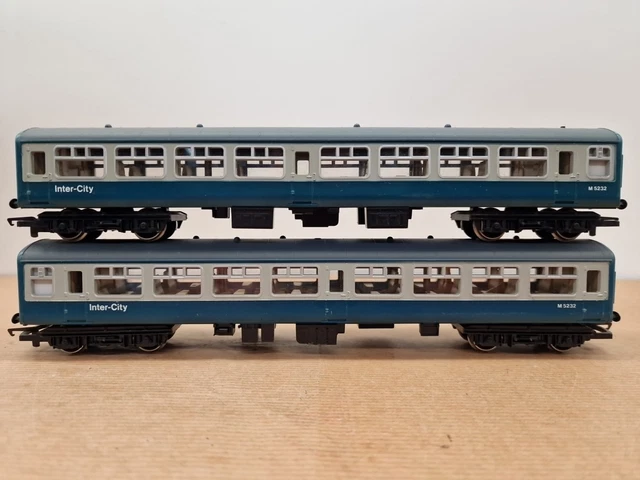 HORNNBY OO MODEL Railways Br Blue Grey Livery, Coaches Lima Compatible ...