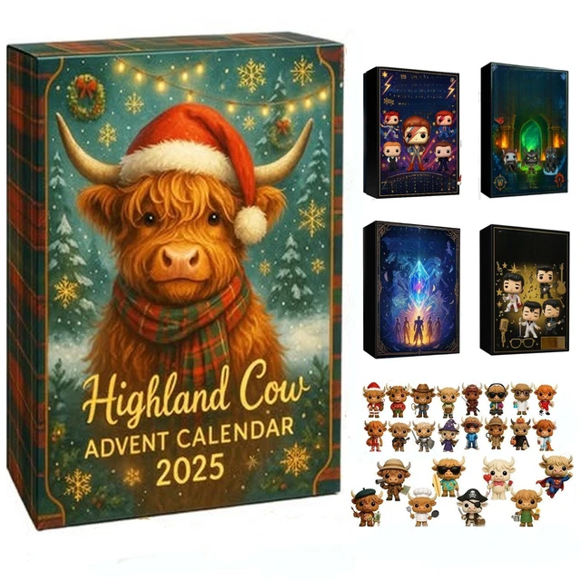 BULL ADVENT CALENDAR 2025 24 Day Christmas Countdown Calendar Blind Box ...