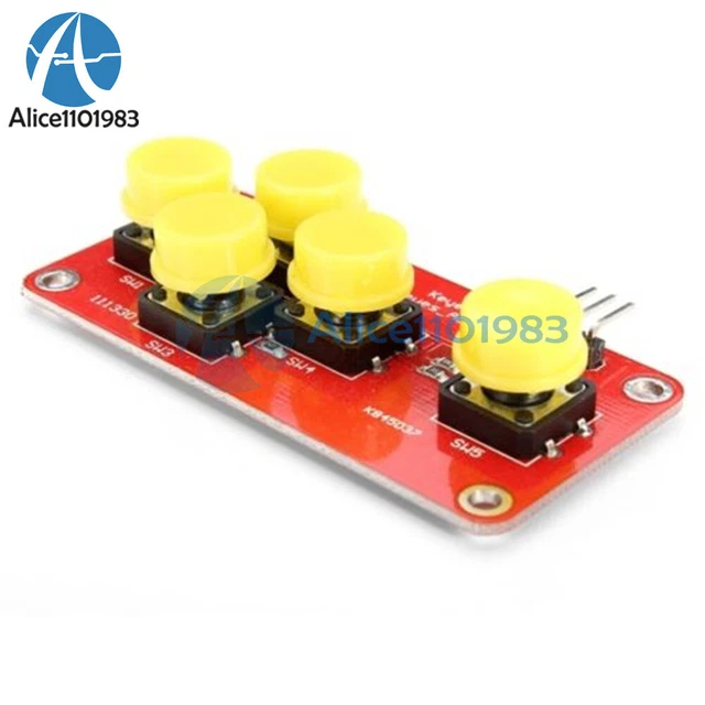 ANALOG BUTTON FOR Arduino AD Keyboard Electronic Blocks Simulate Five ...