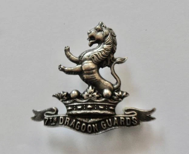 BRITISH ARMY CAP BADGE. 7th. DRAGOON GUARDS. £9.99 - PicClick UK