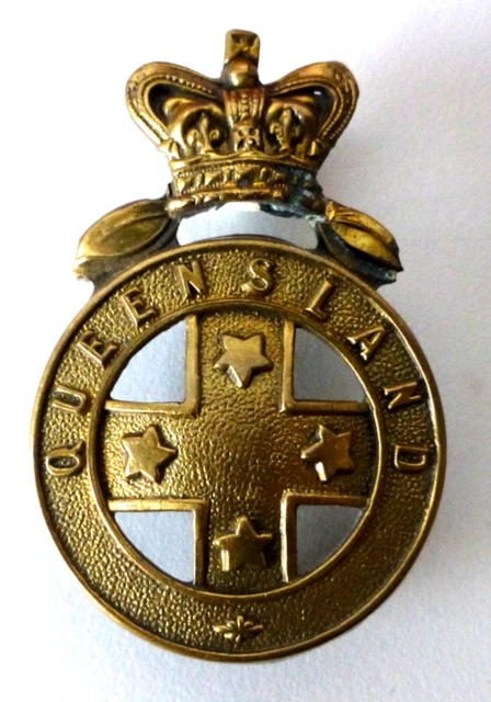 AUSTRALIA BOER WAR Queensland Military Forces Qvc Colonial Cap Slouch ...