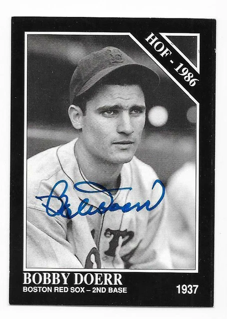 BOBBY DOERR 1992 Conlon Signé Autographié #467 Red Sox Hof Décédé EUR ...