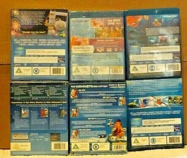 DISNEY PIXAR COMPLETE Toy Story & Ice Age Blu Ray Bundle 1. EUR 46,00 ...