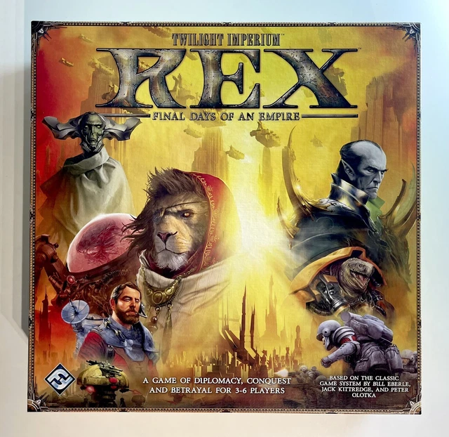 TWILIGHT IMPERIUM REX Final Days of an Empire 2012 - Board Game ...