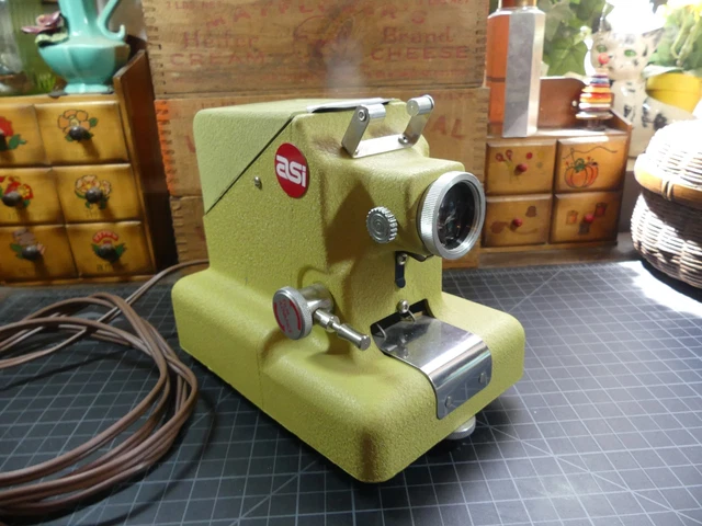 VINTAGE FILM STRIP Projector. 35mm ASI Standard Projector Co. Model 330 ...