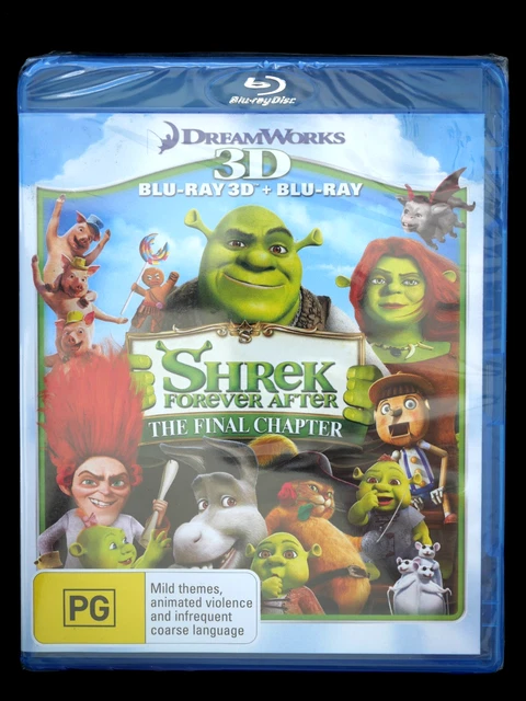 SHREK FOREVER AFTER The Final Chapter 3D & 2D Blu-ray New & Sealed $34. ...
