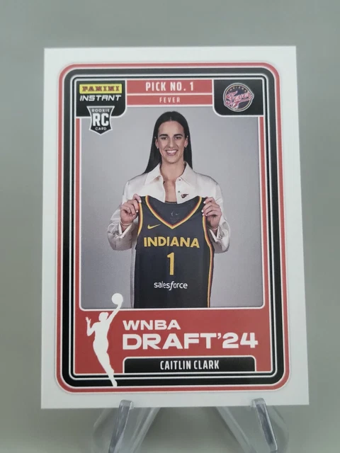 CAITLIN CLARK 2024 Panini Instant #1 Draft Night Rookie Indiana Fever ...