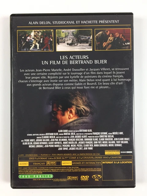 LES ACTEURS DVD / Collection Alain Delon / Jean Paul Belmondo de ...