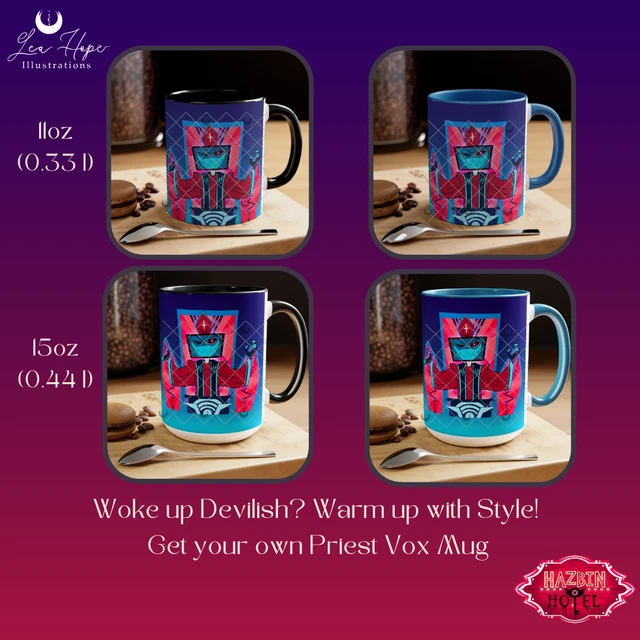 PRIEST VOX, HAZBIN Hotel, Vox, TV Demon, Fanart, Coloured Handle 11 ...