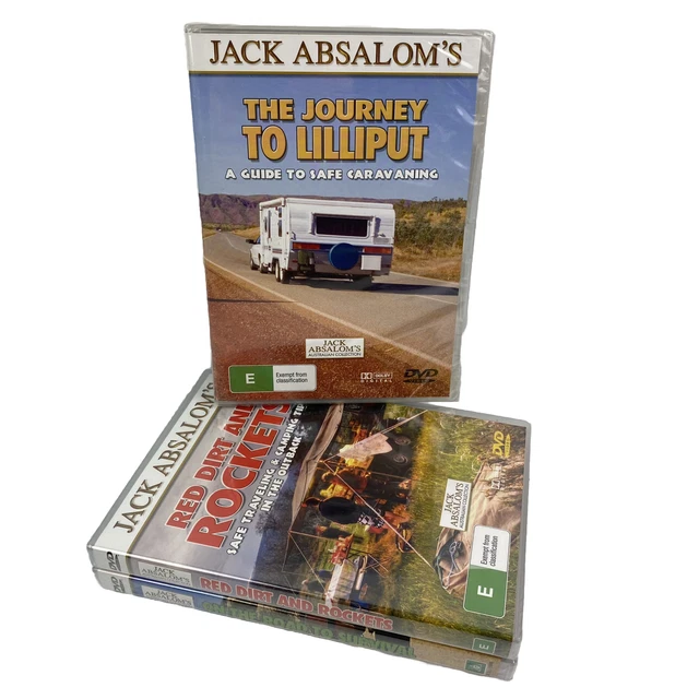 JACK ABSALOM'S AUSTRALIAN Collection 3 DVD Outback Travel Survival ...