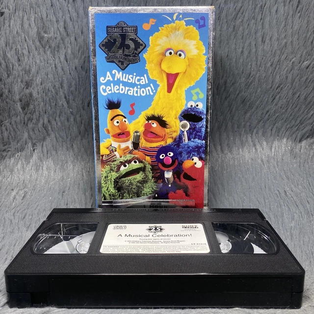 SESAME STREETS 25TH Birthday: A Musical Celebration VHS 1993 Classic ...