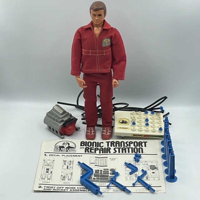 THE SIX MILLION Dollar Man Figure, Repair Station Instructions Parts ...