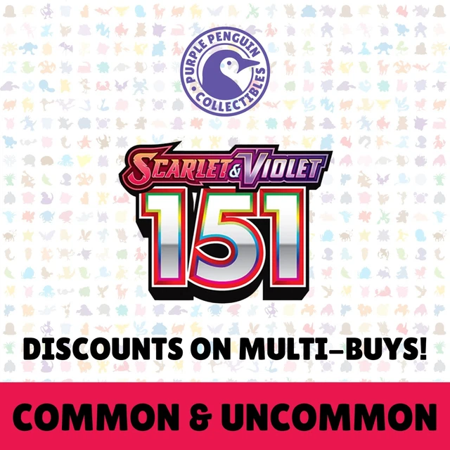 POKEMON 151 ENGLISH - Common/Uncommon - Pick Your Cards - DISCOUNTS ON ...
