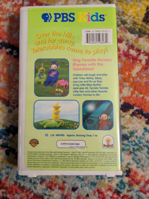TELETUBBIES - NURSERY Rhymes (VHS, 1999) PBS Kids Excellent Condition ...