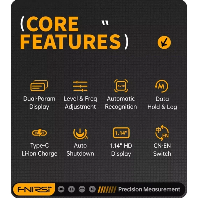 FNIRSI LCR-ST1 MINI Smart Tweezer LCR SMD ESR Tester Ohm Cap Inductance ...