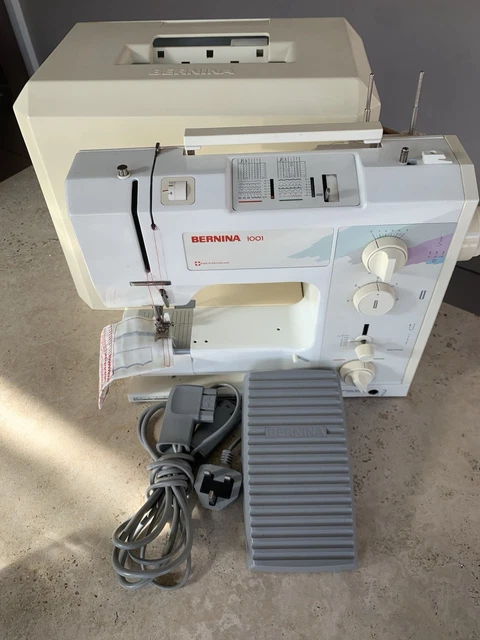 SERVICED BERNINA 1001 Sewing Machine with Accessories & Case Similar to ...