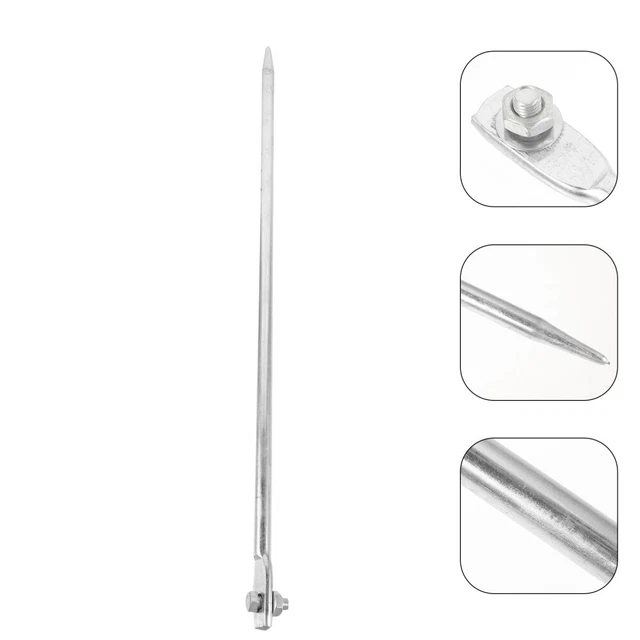 GROUNDING ROD IRON Grounding Pin Electrical Wire Grounding Bar Earthing ...