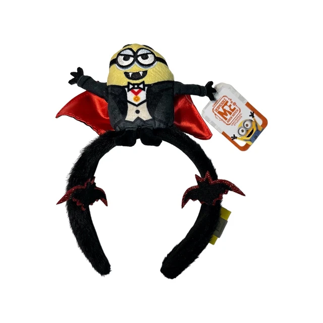 2023 UNIVERSAL STUDIOS Despicable Me Minion Vampire Dave'acula Headband ...