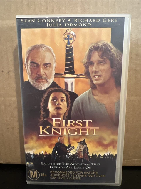 FIRST KNIGHT VHS Tape (1995) Sean Connery & Richard Gere PAL B19 $19.95 ...