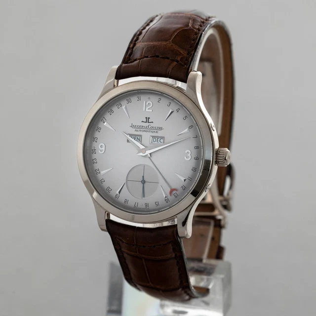 JAEGER-LECOULTRE MASTER CONTROL Triple Date Ref-140.3.87 18k Gold B&P ...