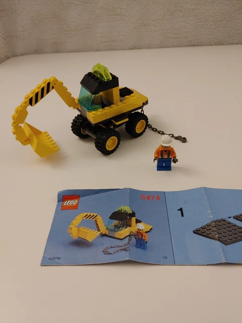 LEGO 6474 WHEELED Front Shovel mit Anleitung OBA - Lego Classic Town ...