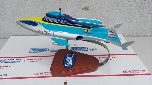 GERRY ANDERSON THUNDERBIRD Thunderbirds Stingray Solid Wood Display ...