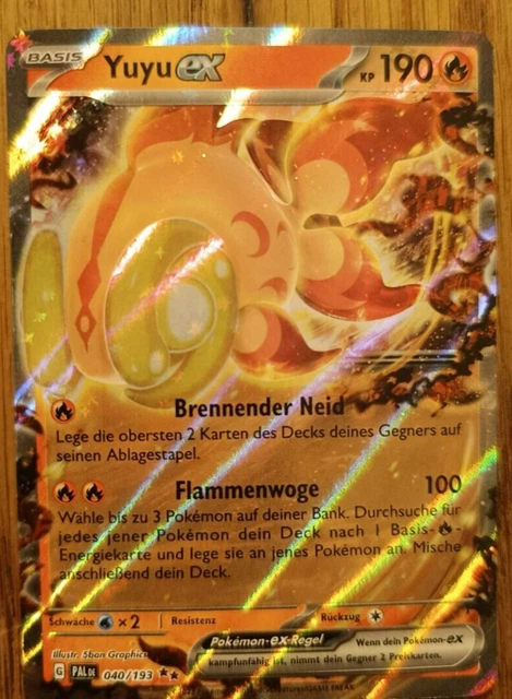 POKEMON KARTE - Yuyu ex - 040/193 - Entwicklungen in Paldea - Deutsch ...
