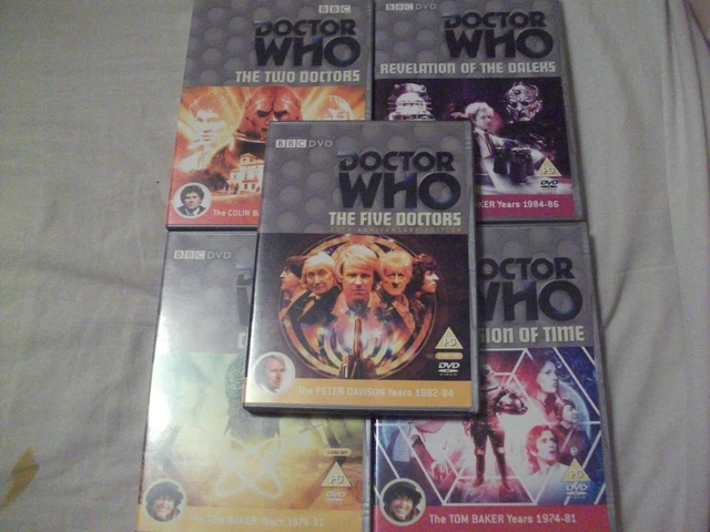 DOCTOR WHO DVD bundle x 5 £9.99 - PicClick UK