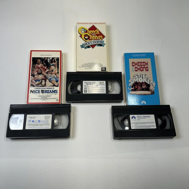 CHEECH & CHONG VHS Lot Nice Dreams Next Movie Still Smokin Comedy ...