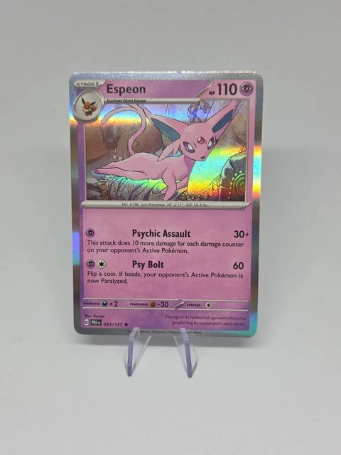 ESPEON 033/131 - Holo- Pokémon: Prismatic Evolutions NM £2.07 - PicClick UK
