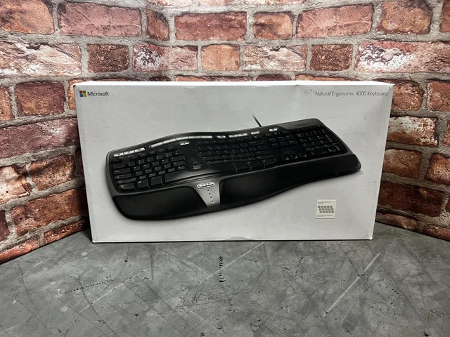NEW MICROSOFT SURFACE Natural Ergonomic 4000 Keyboard QWERTY Layout ...