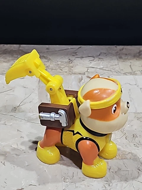 PAW PATROL RUBBLE All Stars Exclusive Action Figure Pup Pack - Yellow ...