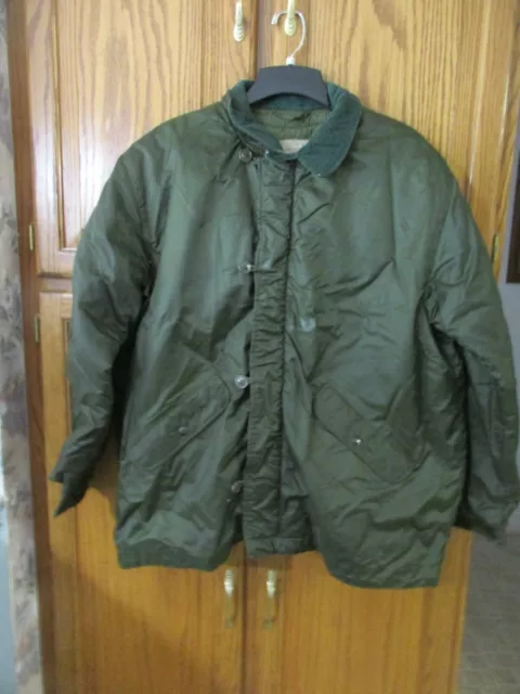 MILITARY EXTREME COLD Weather Impermeable Deck Coat Jacket Mens X Larg ... MILITARY EXTREME COLD Weather Impermeable Deck Coat Jacket Mens X Larg ...