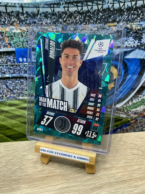 CARTA TOPPS MATCH Attax 2020/21 Cristiano Ronaldo Man Of The Match ...
