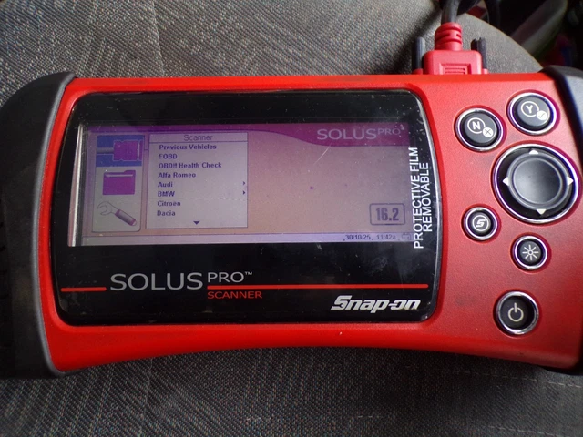 SNAP ON SOLUS 16.2 Pro Eobd Scanner With Extras And Carry Case Car Van ...