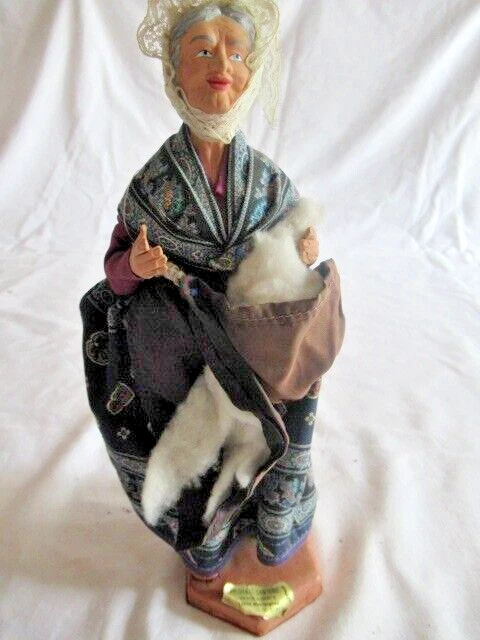ANCIEN SANTON LA Femme Au Coton Signe Devouassoux EUR 15,00 - PicClick FR