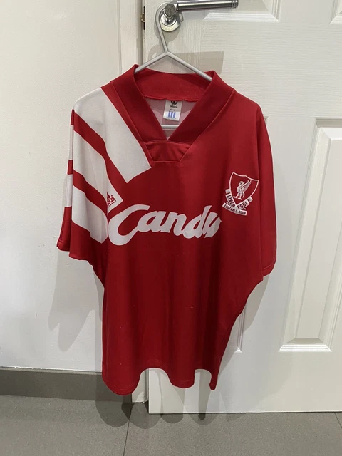 LIVERPOOL FC 1991-92 adidas home jersey very rare size 40-42 Genuine £ ...