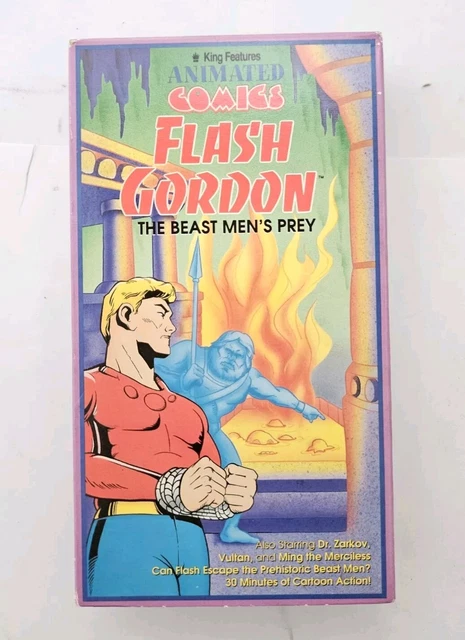 VINTAGE COMICS FLASH Gordon: The Beast Men’s Prey VHS Tape $4.14 ...