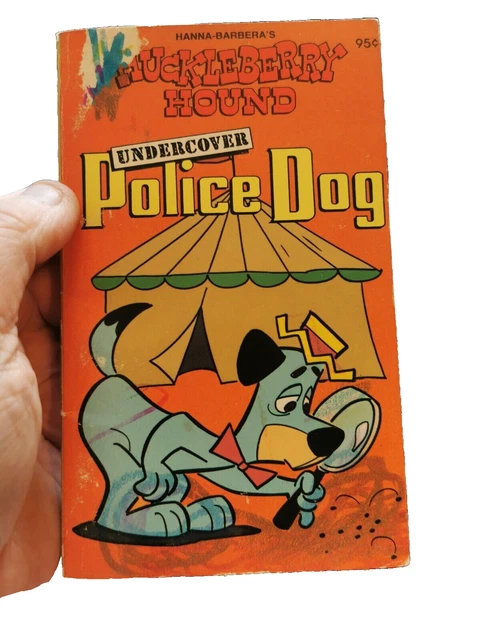 HUCKLEBERRY HOUND UNDERCOVER police dog Book 1979 Hanna-Barbera ...