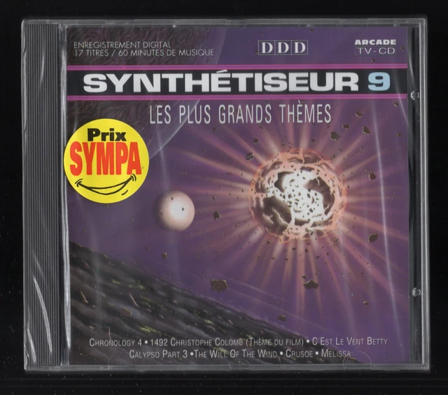 RARE CD ★ Synthétiseur 9 Les Plus Grands Thémes ★ Album 1993 Neuf ...