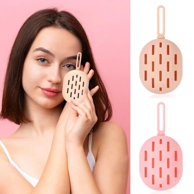 PUFF DRYING STORAGE Egg Stand Cosmetic Puff Travel Case Makeup Sponge ...