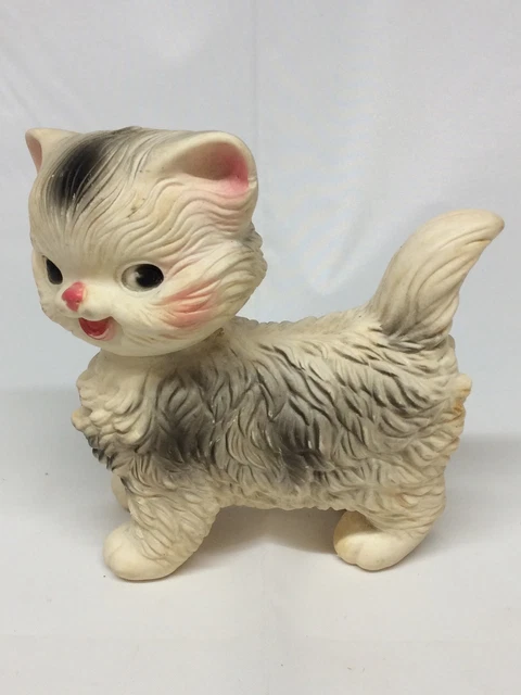 VINTAGE 1960S EDWARD Mobley Co. 6” Rubber Cat Toy £23.90 - PicClick UK