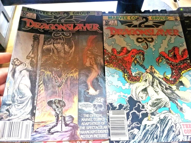 DRAGONSLAYER COMIC SET 1+2 1981 Disney Movie Adaptation rare full set EUR 9,37 - PicClick FR