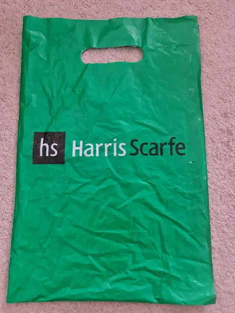PLASTIC BAG SHOPPING bag Harris Scarfe £4.75 - PicClick UK