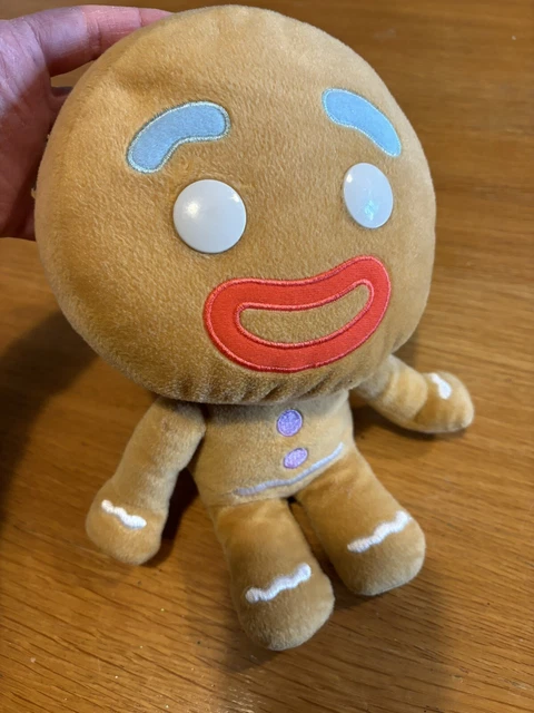DREAMWORKS SHREK BIG Headz Gingerbread Man Plush / Soft Toy 9”. Good ...