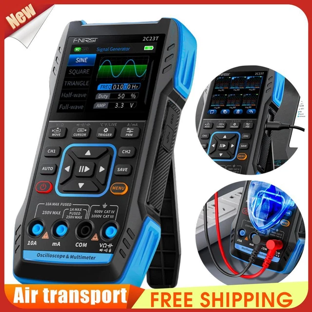 DIGITAL OSCILLOSCOPE MULTIMETER 10MHZ Mini Oscilloscope Signal ...