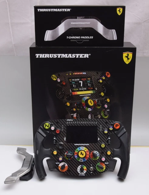 THRUSTMASTER FORMULA WHEEL Ferrari SF1000 Edition & T-Chrono Paddles ...