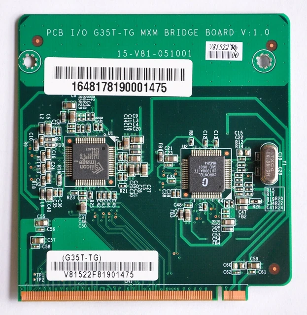 PCB I/O G35T-TG MXM Bridge Board V:1.0 15-V81-051001 EUR 7,00 - PicClick DE