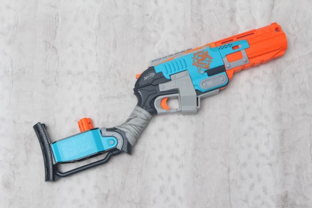 NERF ZOMBIE STRIKE Sledgefire Shell Ejecting Blaster w/1 Shell TESTED ...